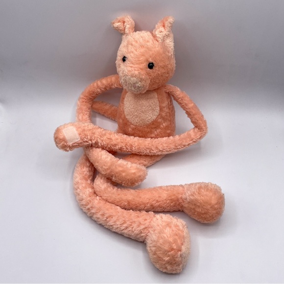 Animal Alley | Toys | Animal Alley Long Leg Pig Plush Pink Peach ...